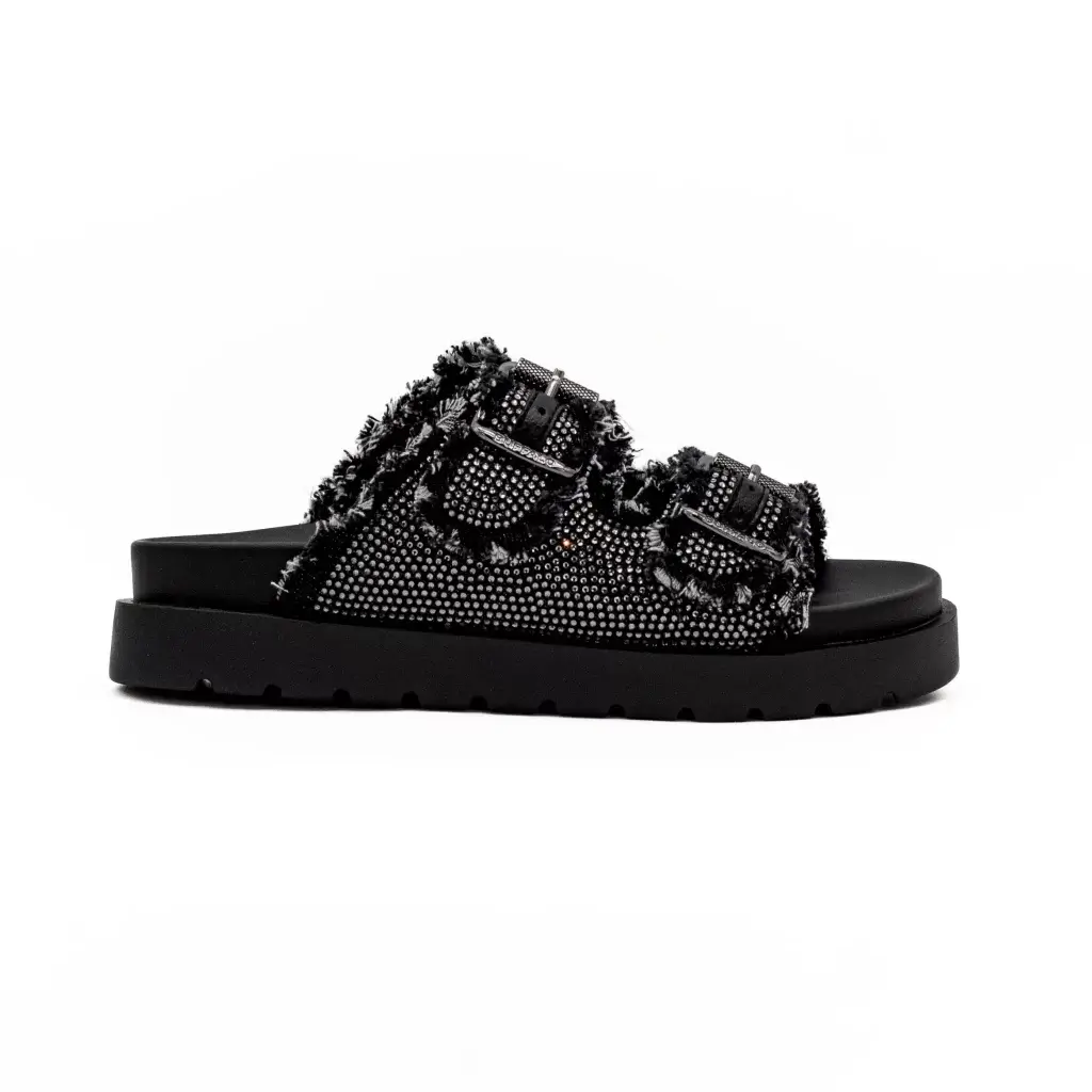 Chinelo Buffalo Eve Ari Preto | Dogma Shoes